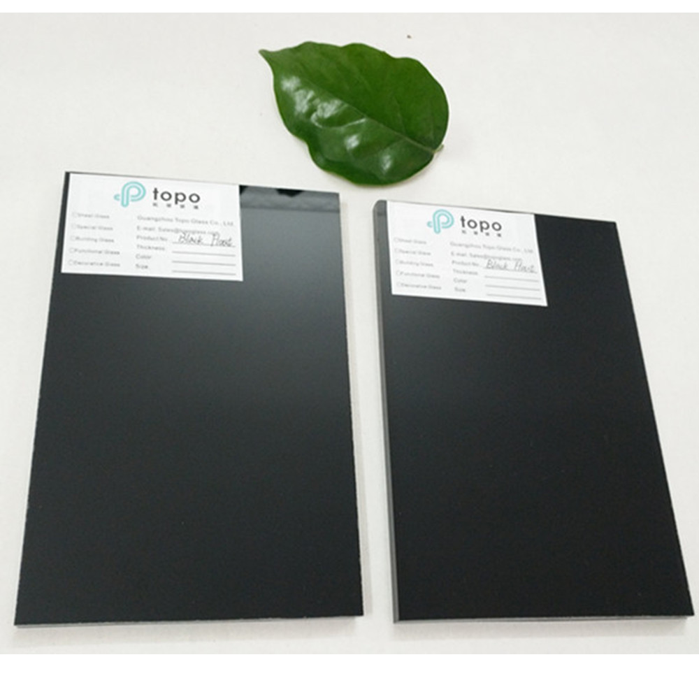 Black Flat Float Glass Sheets