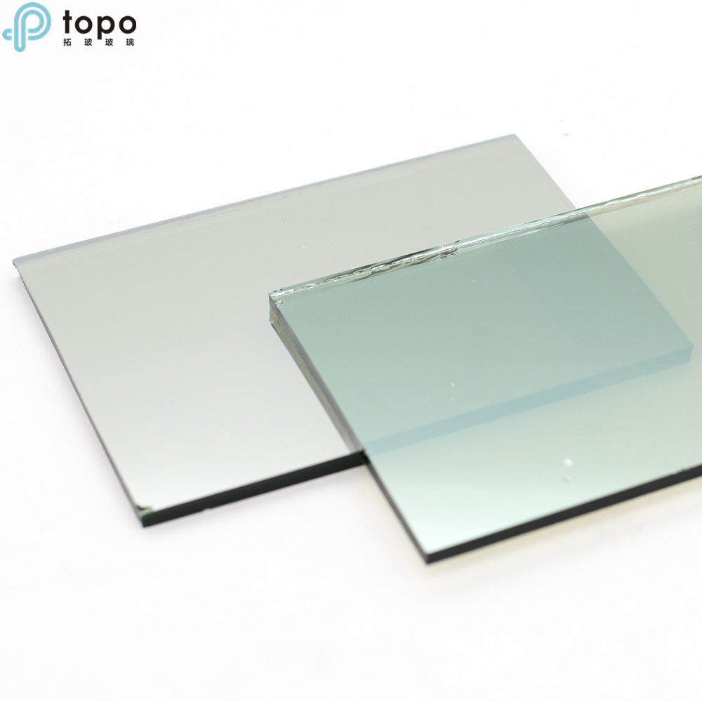 5mm-10mm Coated Reflective Glass with French Green Color