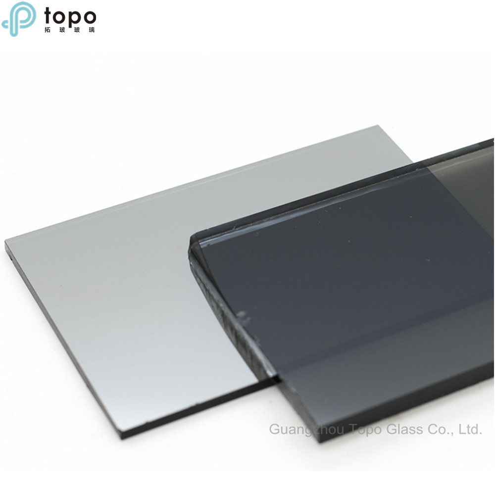 European Grey Reflective Float Glass For Home Decorative