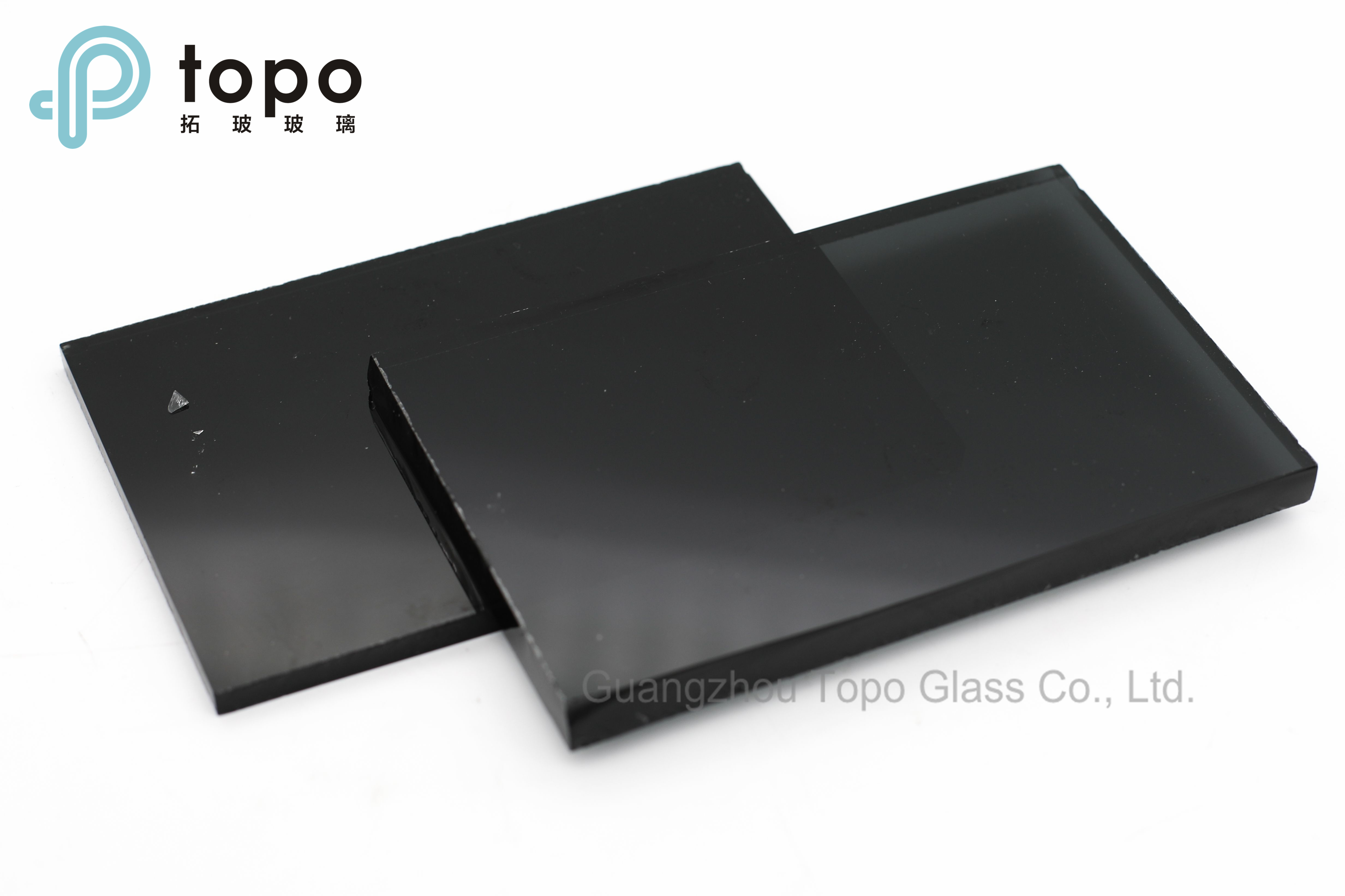 4mm, 5mm, 6mm, 8mm, 10mm Colored Black Glass For Building