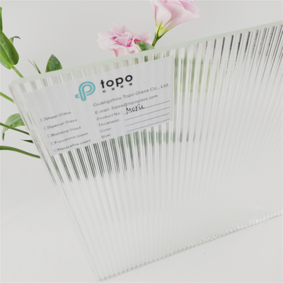 3mm 4mm 5mm 6mm 8mm Ultra Clear Low Iron Moru Pattern Glass