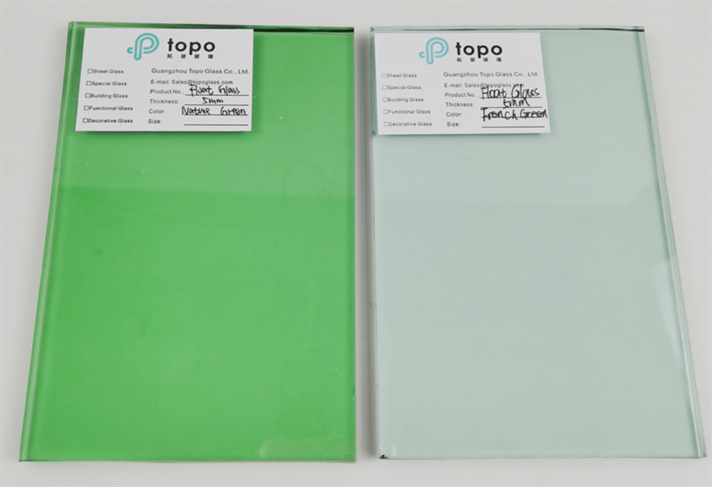 2mm 3mm 4mm 5mm 6mm 8mm 10mm 12mm French Green Float Glass