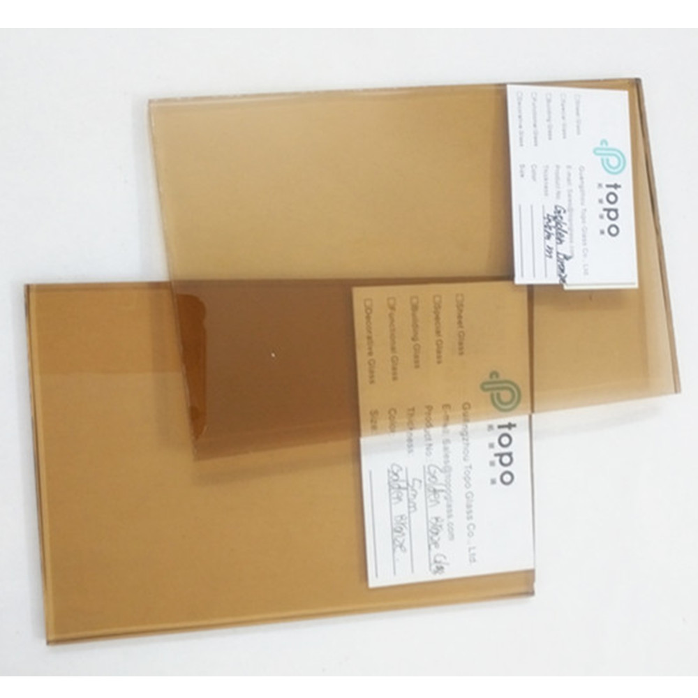 4mm 5mm 6mm 8mm 10mm 12mm Golden Bronze Float Glass